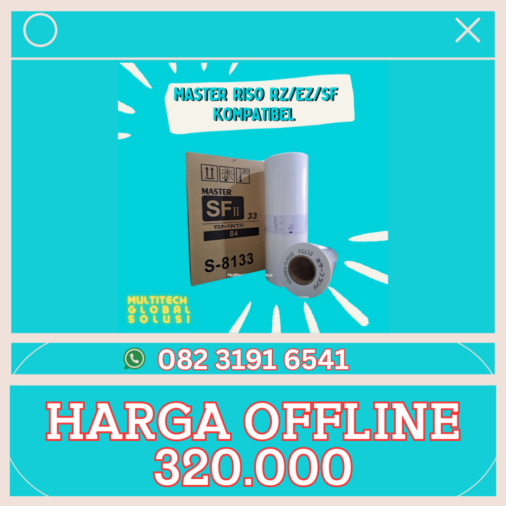 Jual Master Riso type Z/SF | Shopee Indonesia