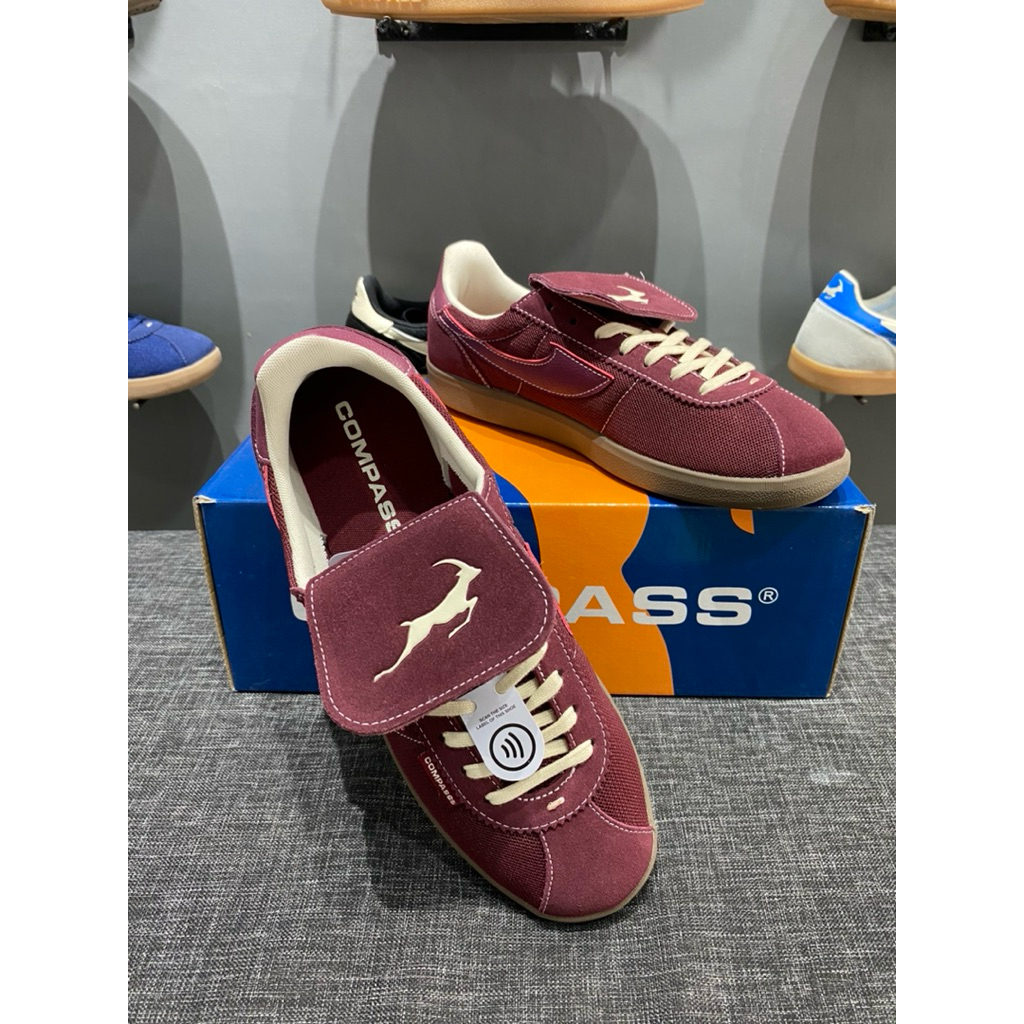 Jual COMPASS-TRIBUNE AWAY MAROON | Shopee Indonesia