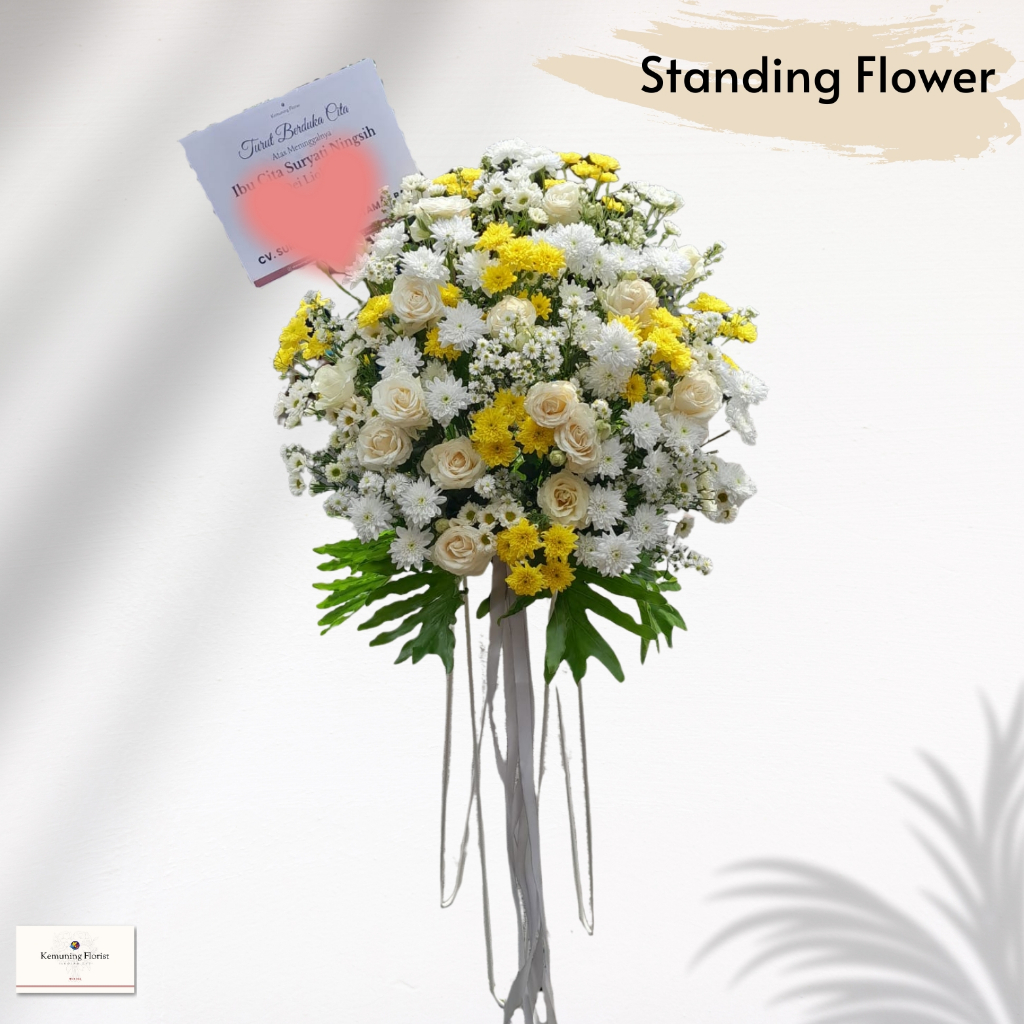 Jual Standing flower/ karangan bunga ucapan/ rangkaian bunga segar ...