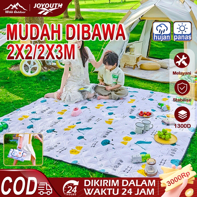 Jual JOY Tikar Lipat 2x2 Tikar Piknik 2x3 Waterproof Alas Piknik tikar ...