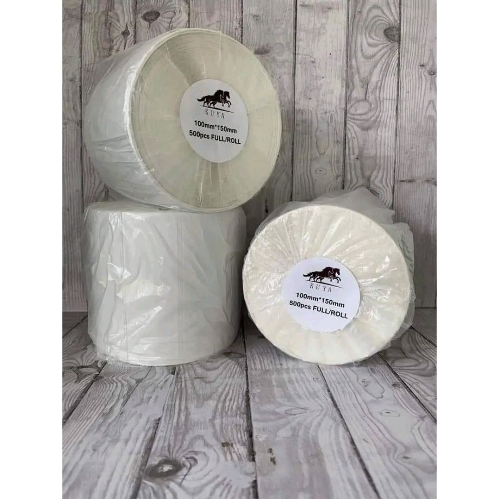Jual Label thermal kuya alas kertas 100x150x500pcs 1 dus | Shopee Indonesia