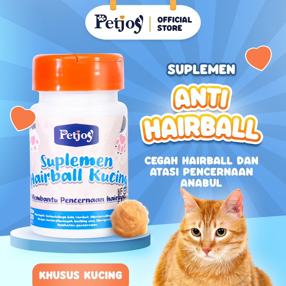Jual PETJOY Obat Pencernaan Hairball Vitamin pencernaan bola bulu dan ...