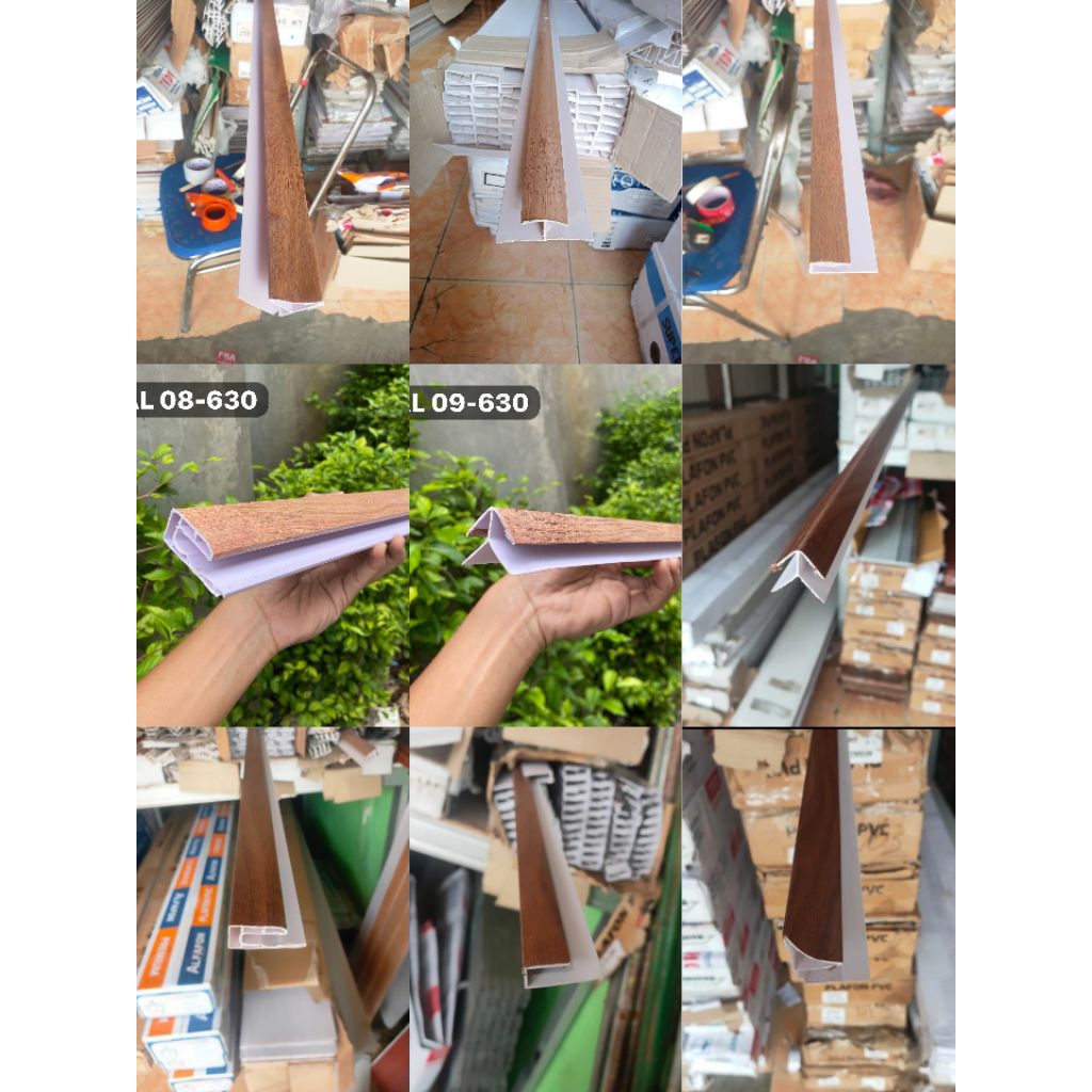 Jual list minimalis list tutup list tembok list profil serat kayu jati ...
