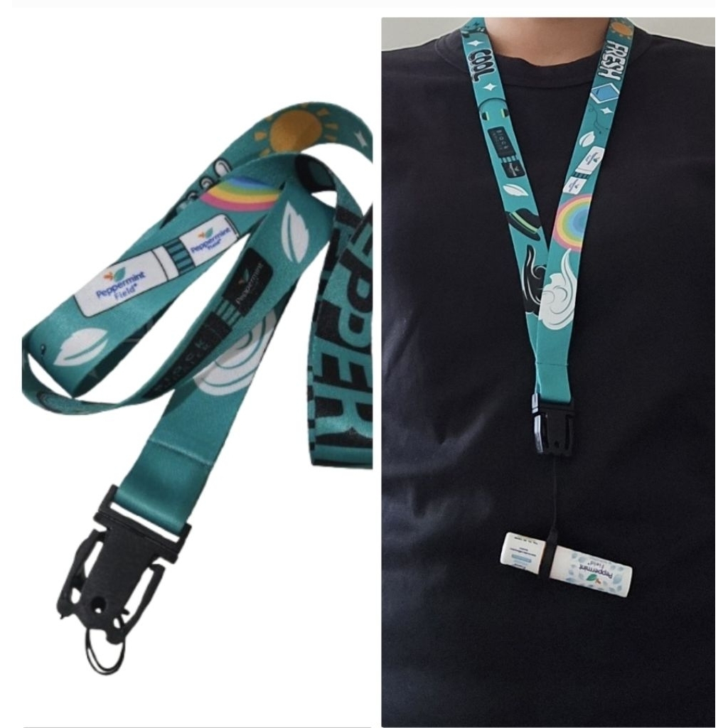 Jual Strap Lanyard Tali Gantungan Inhaler Peppermint Field dan Black ...