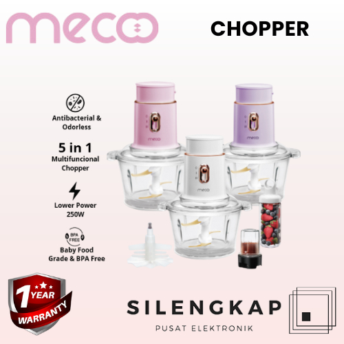 Jual Mecoo Chopper Most Aesthetic 5 in 1 Antibacterial Odorless Chopper ...