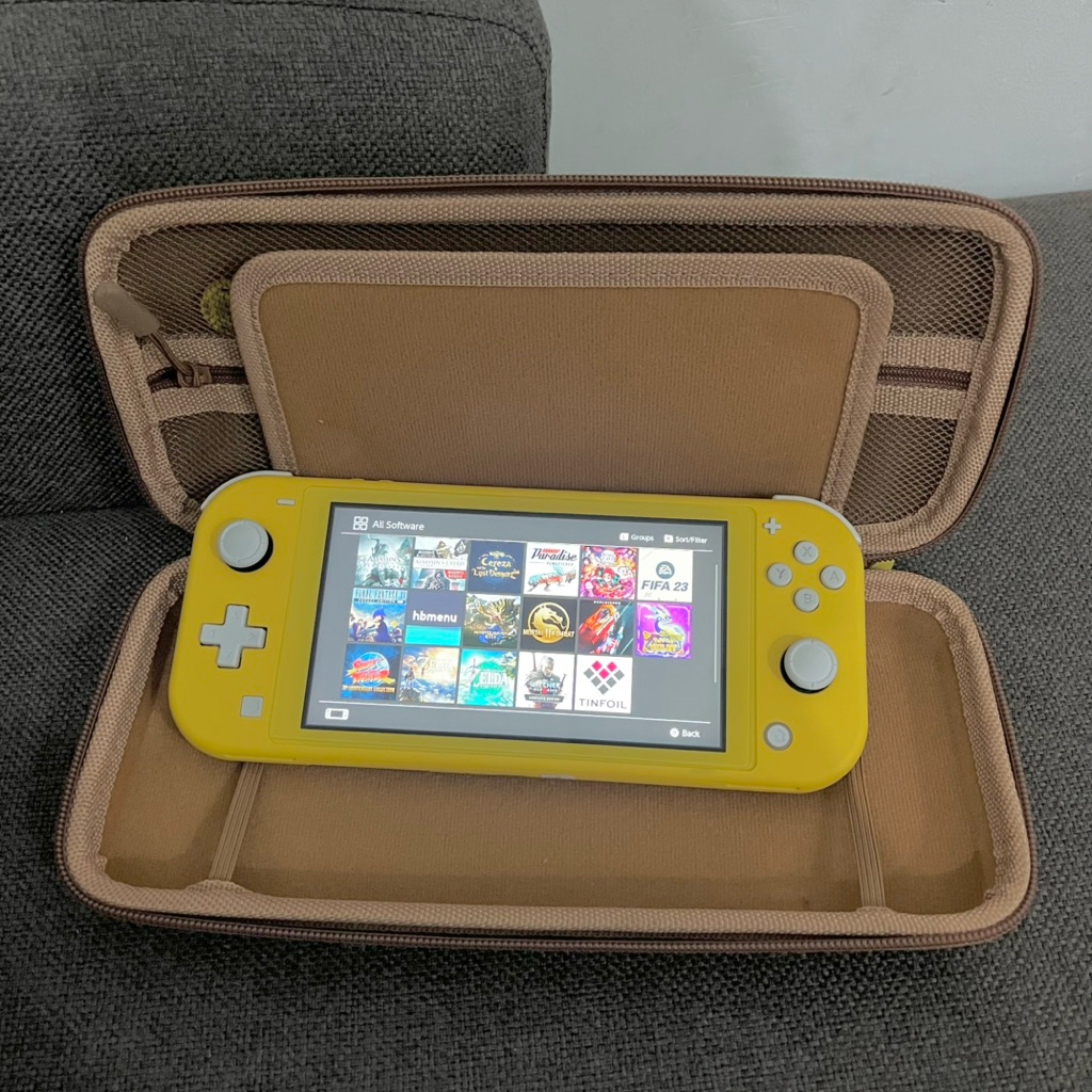 Jual Nintendo switch lite cfw 256gb yellow | Shopee Indonesia