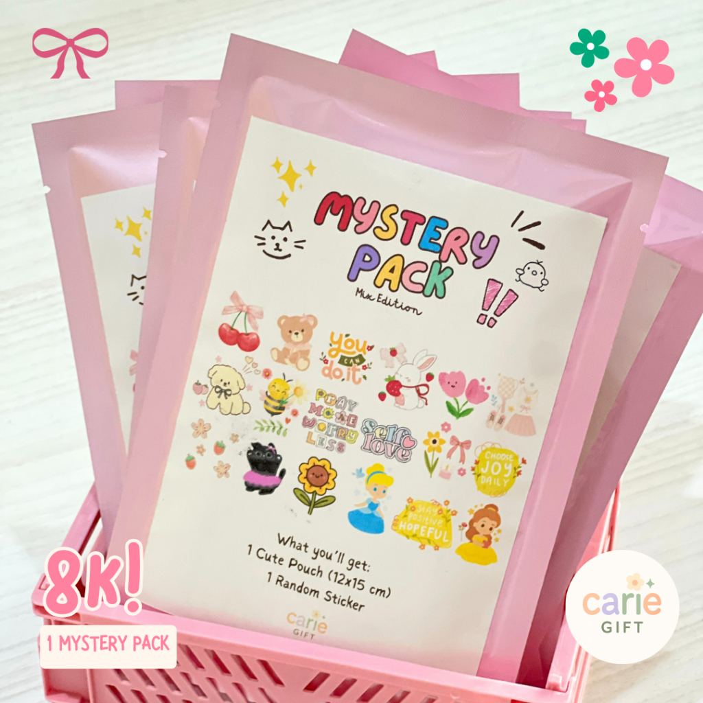 Jual Carie Gift - Mystery Pack Pouch Lucu | Blind Box | Surprise Pack ...