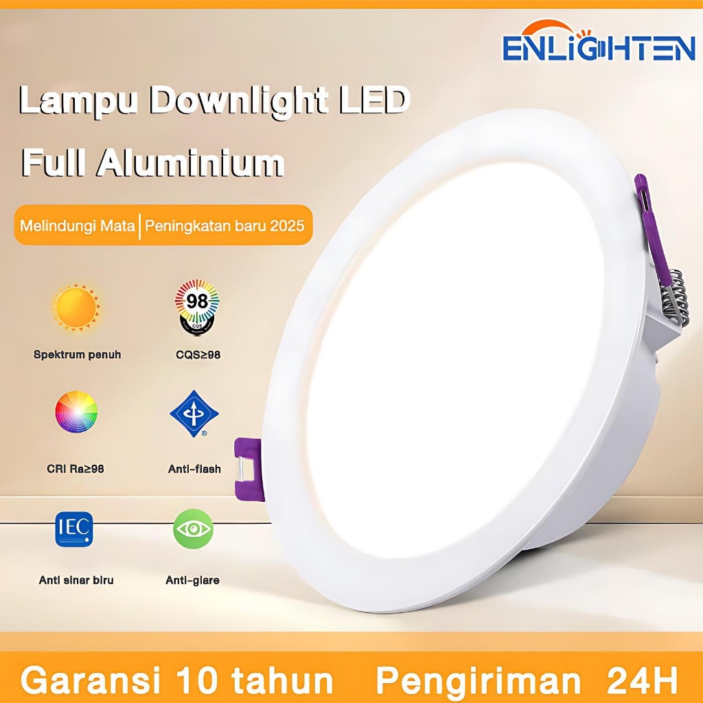Jual Garansi 10 tahun Lampu Downlight LED 9W 12W 18W 22W 28W ...