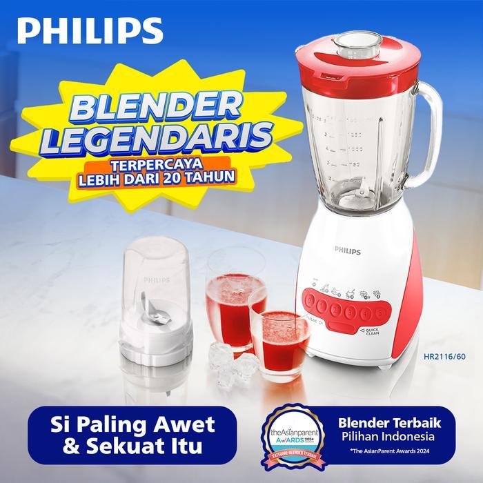 Jual PHILIPS Blender Kaca 2 Liter HR2116 BATAM | Shopee Indonesia