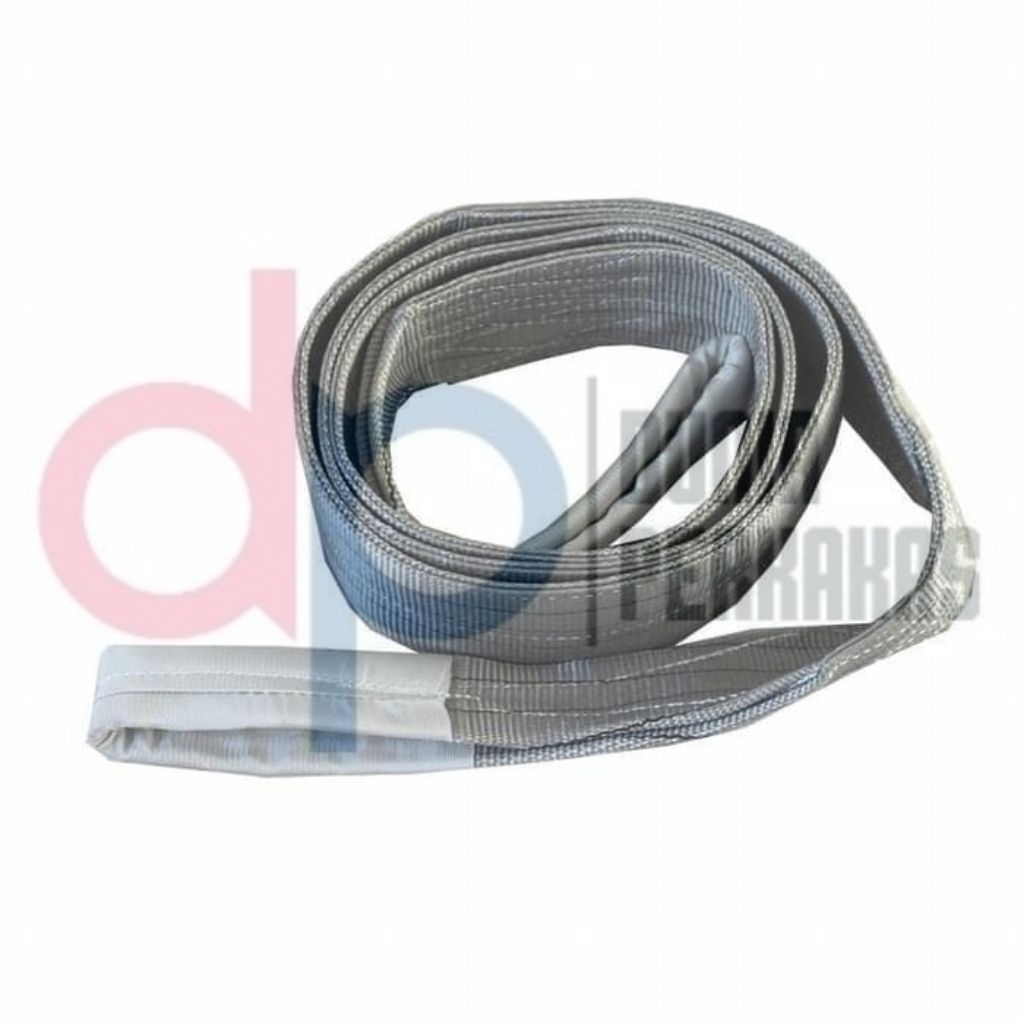 Jual 100% Polyester Webbing Sling 4 Ton x 4 Meter | Tali Angkat ...