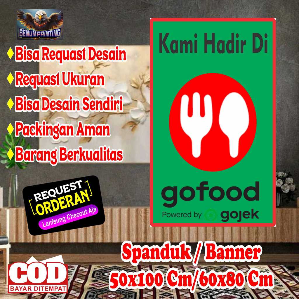 Jual Spanduk Banner Kami Hadir Di Goopud Custom Free Desain & Ukuran ...