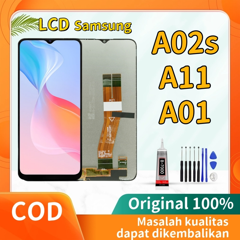 Jual lcd HP Samsung A02S/A01（Core）/A11 original 100% Fullset Compatible ...