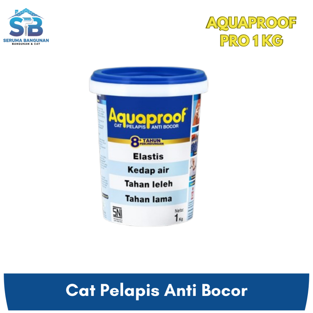 Jual Aquaproof Cat Pelapis Anti Bocor Waterproofing 1 Kg – Cat Tahan ...