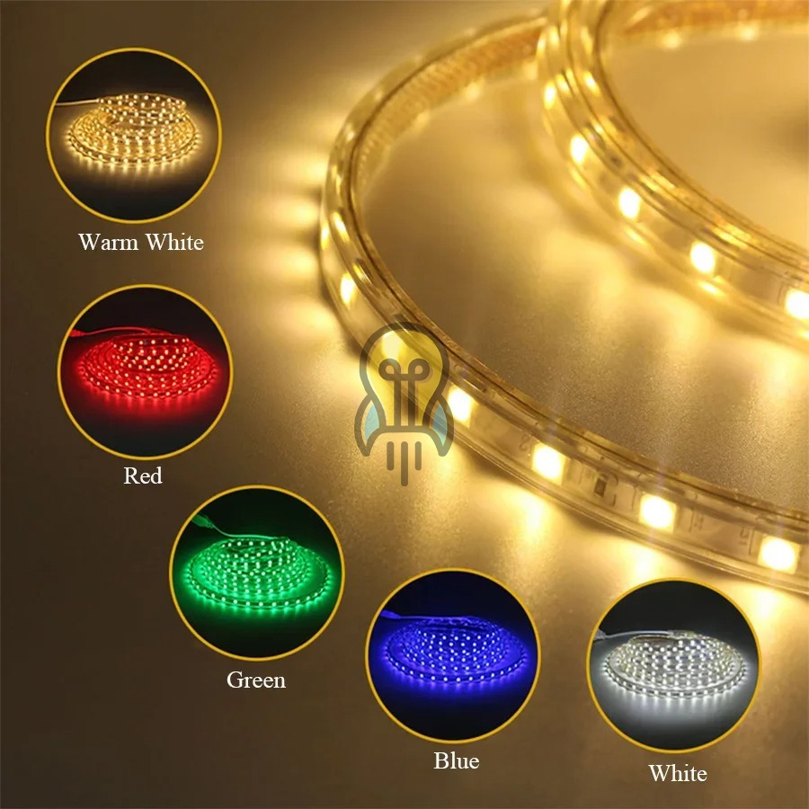 Jual LAMPU LED STRIP SELANG 5050 2835 SMD AC 220V PER METER (1M - 100M ...