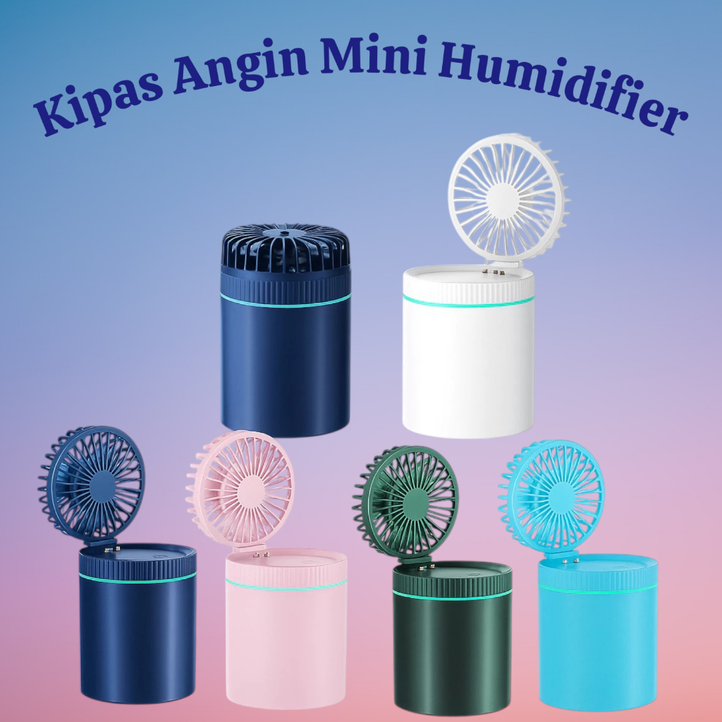 Jual Kipas Angin Mini Humidifier Diffuser 3in1 (F98 )/ SPRAY FAN Kipas ...