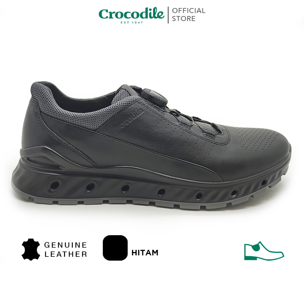 Jual Crocodile CR-3337 Sepatu Pria Sneakers Kulit - Fitgo | Shopee ...