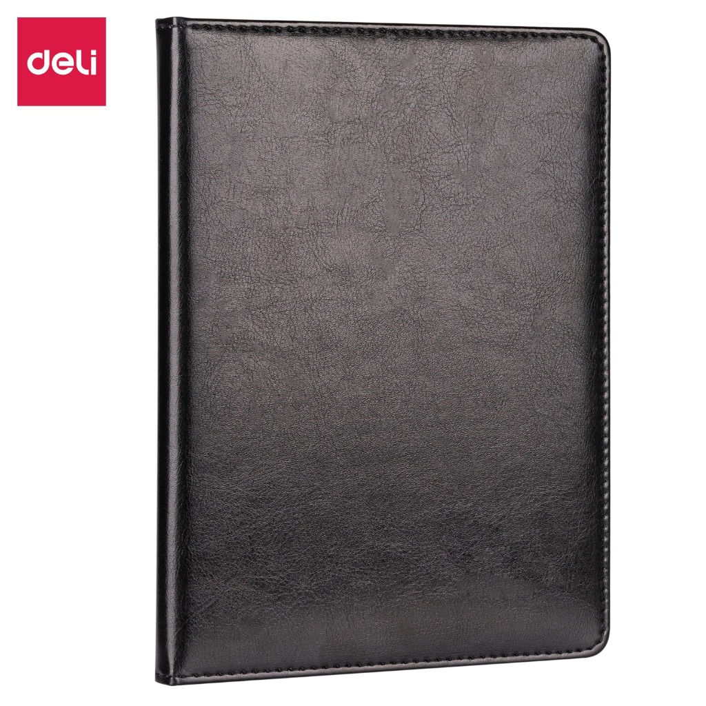 Jual Leather Cover Notebook 25K/80 sheets Warna Black 7993 | Shopee ...