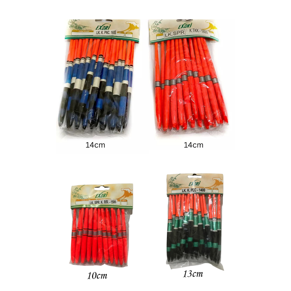 Jual Pelampung Pancing Kayu EXORI LK ISI 20(pcs) Original – Pelampung ...
