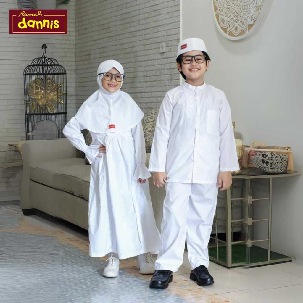 Jual BUSANA PUTIH DANNIS D'IKHROM KOKO ANAK, GAMIS ANAK | Shopee Indonesia