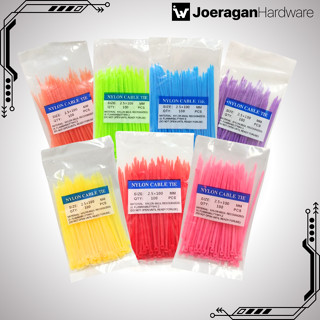 Jual Kabel Ties Warna Warni 2.5x100mm isi 100pcs Nylon Cable Tie 10cm Insulock Tis 10 cm 2.5 x ...