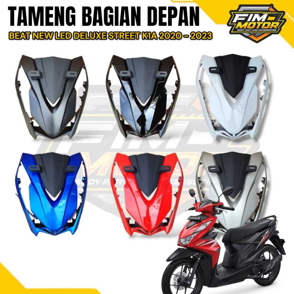 Jual Tameng Panel Depan Honda Beat New Led Deluxe Street K1A 2020 2021 ...