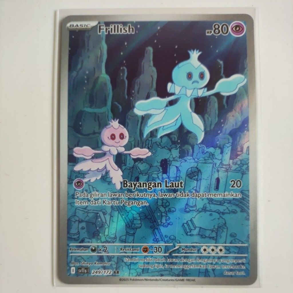 Jual Kartu Pokemon Frillish AR | Shopee Indonesia
