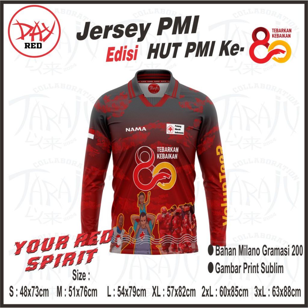 Jual BAJU PMI / BAJU PMR /Jersey PMI / JERSEY PMR / JERSEY PMI Edisi ...