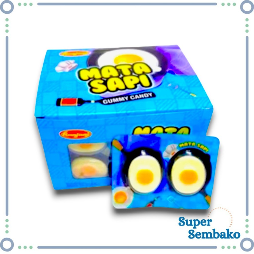 Jual SNACK PERMEN CEMILAN MANISAN MATA SAPI GUMMY CANDY YUPI RANJANI 8g ...