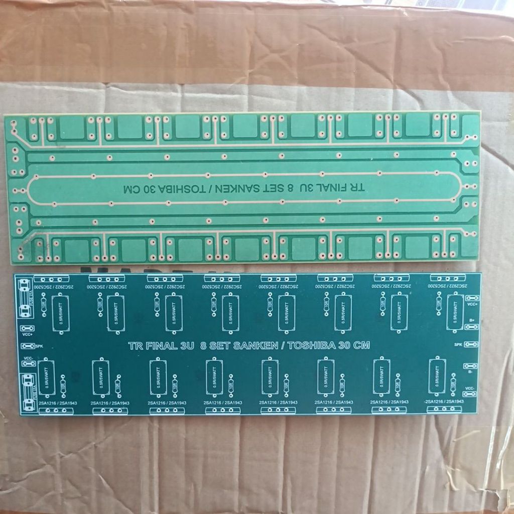 Jual PCB TR FINAL SANKEN 8 SET 3U PCB TRANSISTOR FINAL 8SET SANKEN ...