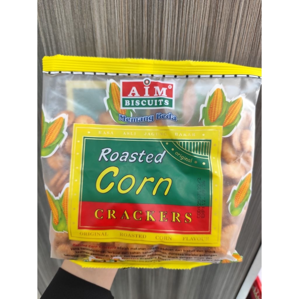 Jual AIM ROASTED CORN CREAKERS 180G (1001800014) | Shopee Indonesia