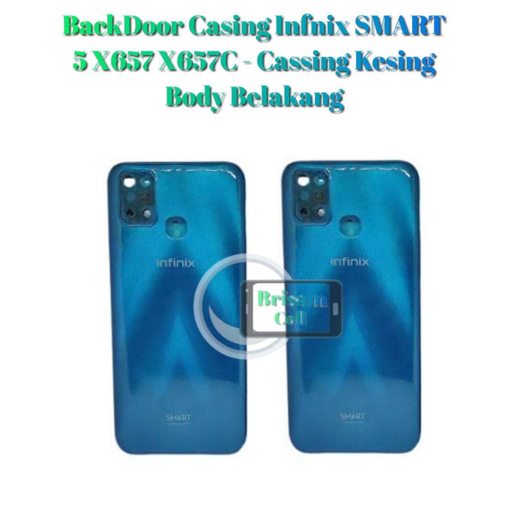 Jual BackDoor Casing Infnix SMART 5 X657 Biru X657C - Cassing Kesing ...