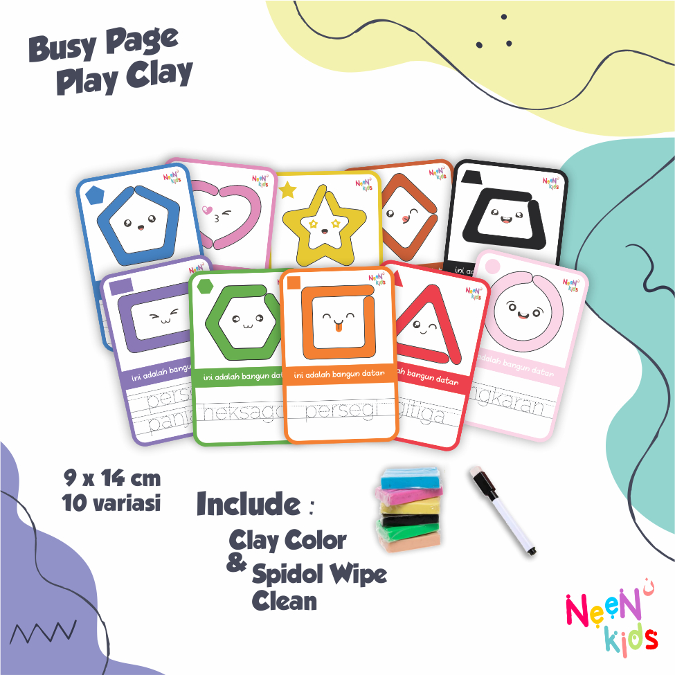 Jual Neenkids Mainan Puzzle Edukasi Anak Paud Worksheet Busy Page ...