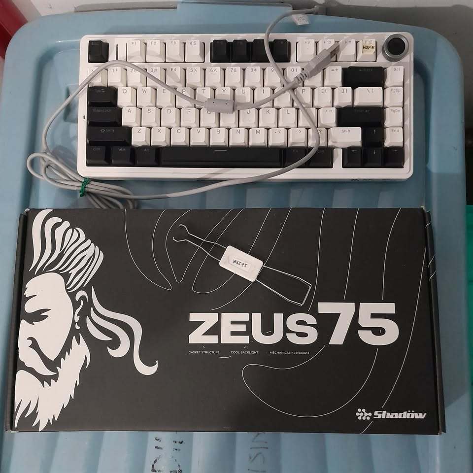 Jual Keyboard Mechanical Zeus 75 (Shadow x Aula) | Switch LEOBOG Green ...
