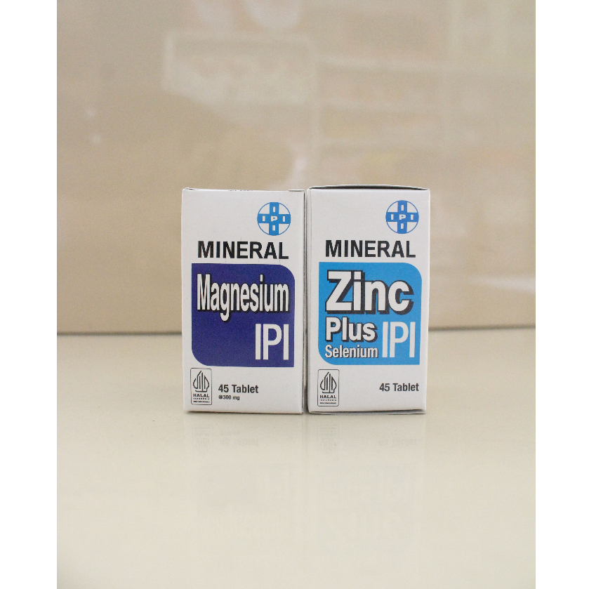 Jual IPI Mineral Zinc Plus Selenium 45 Tablet Antioksidan Magnesium ...