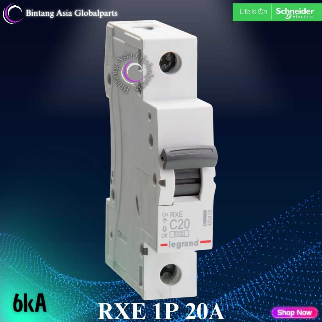 Jual MCB 1p 20a Legrand Original / MCB 1 Phase 20 Ampere RXE Ori / MCB ...