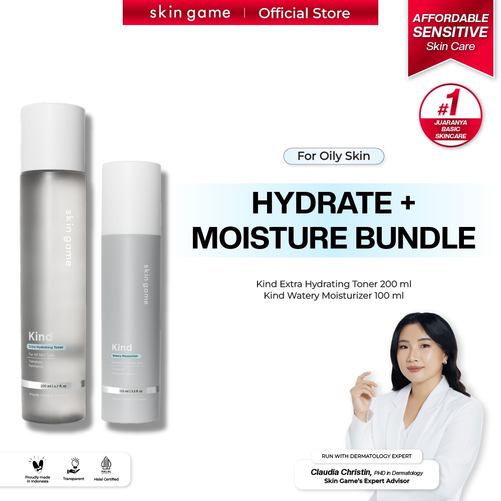 Jual Skin Game Hydrate & Moisture (For Dry & Oily Skin) | Shopee Indonesia