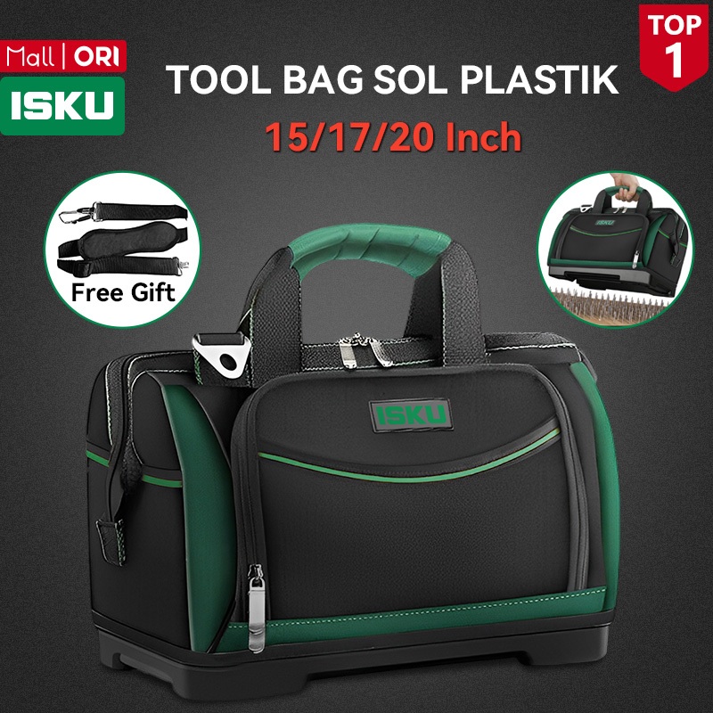 Jual ISKU Tool Bag perkakas Tas Perkakas 15 /17 /20 inch Tas ...