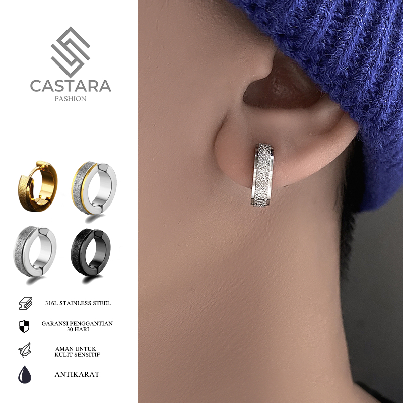 Jual CASTARA-Model terbaru anting pria bergaya Korea, tren hip-hop ...