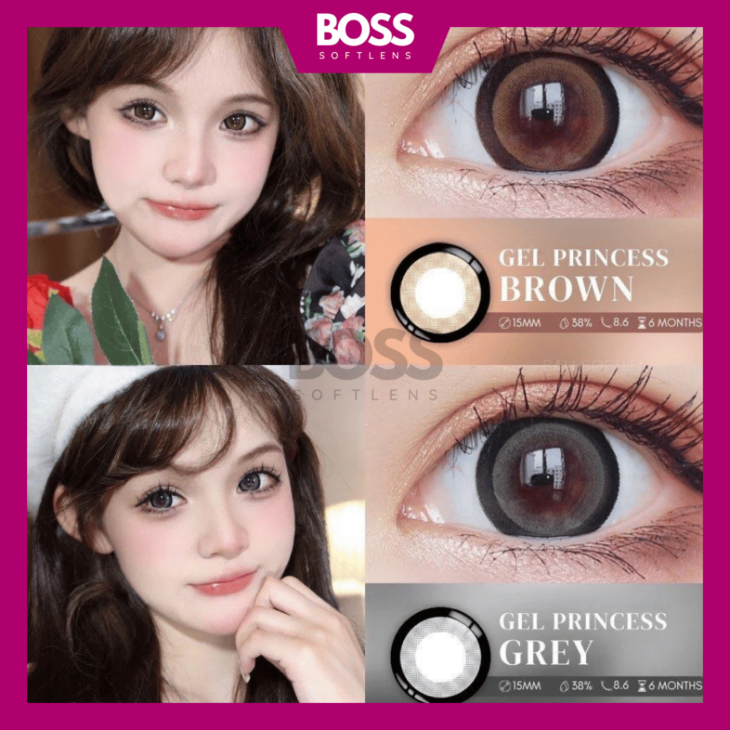 Jual (GROSIR) SOFTLENS TOPGEL PRINCESS 14,8 MM BY TOPGEL FREE LENSCASE ...