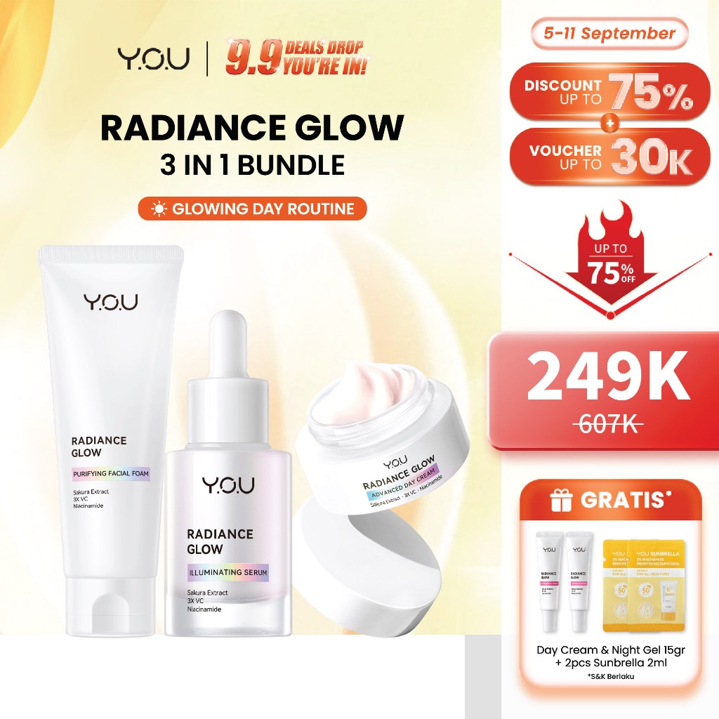 Jual YOU Radiance Glow 3in1 Glowing Routine Value Pack Bundle YOU ...