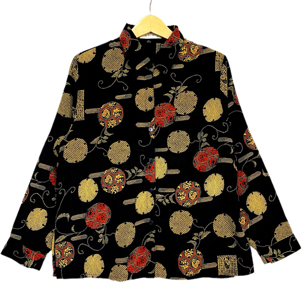 Jual kode A564 kemeja vintage size L lokal Kemeja vintage kemeja mewah ...
