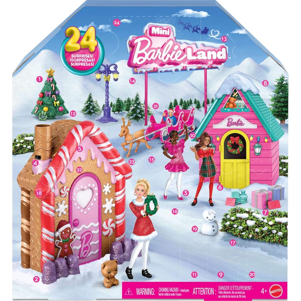 Jual READY BARBIE MINI LAND COLLECTIBLE ADVENT CALENDAR WITH 1.5-INCH ...