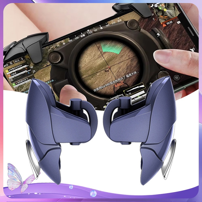 Jual 2pcs Mechanical Joystick Automatic Gaming Controller Trigger ...