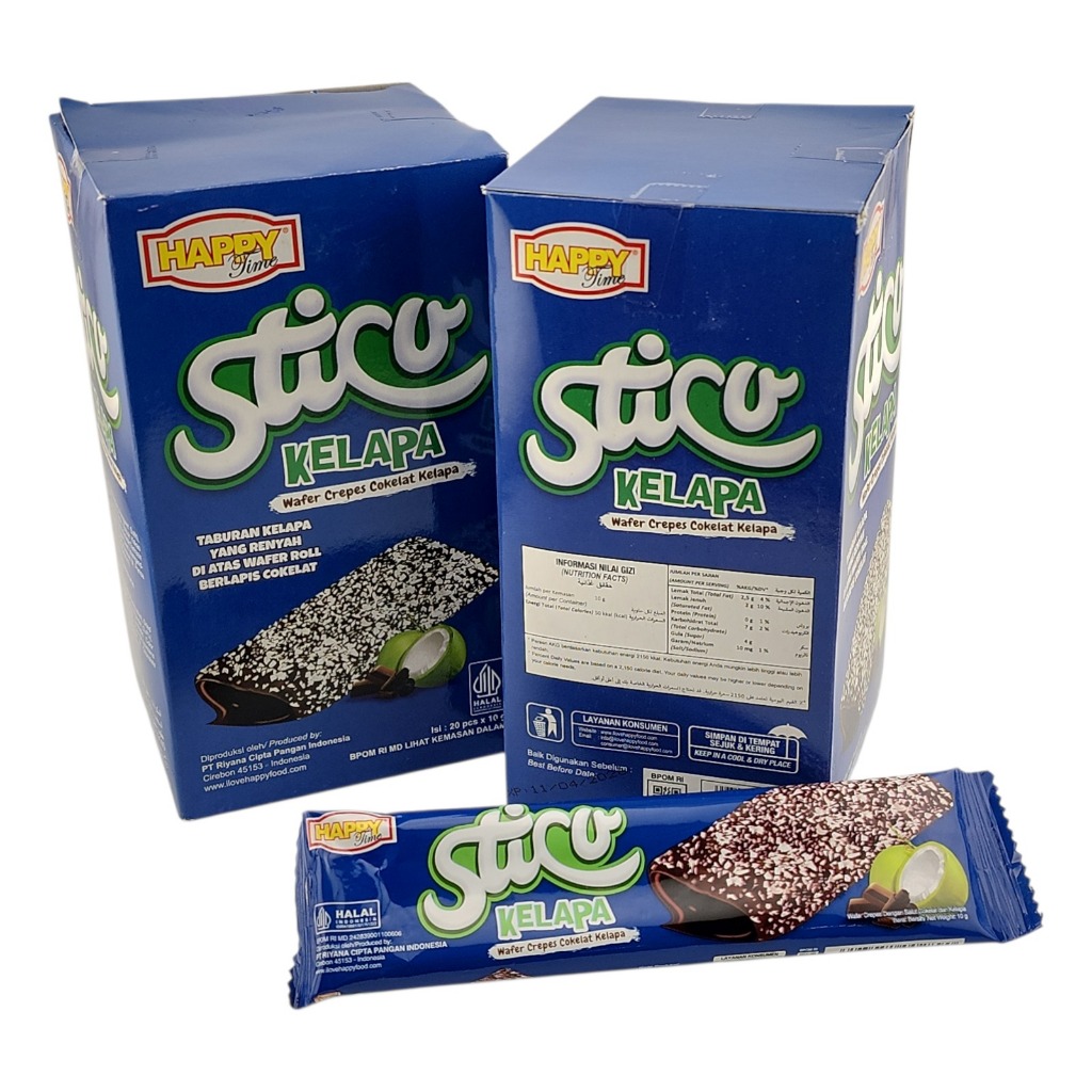Jual Happy Time Sticu Kelapa - Netto 20bks x 10gr | Shopee Indonesia