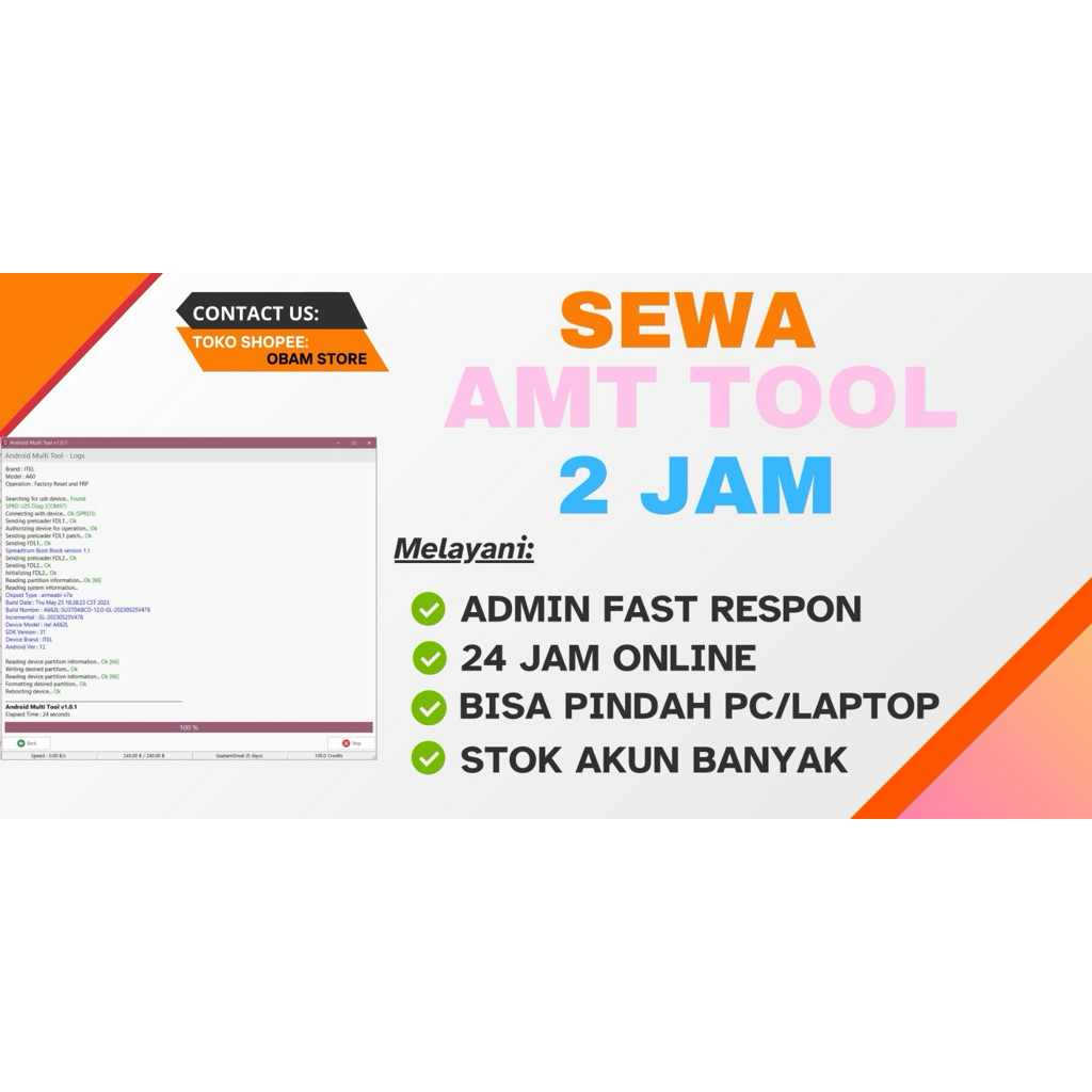 Jual SEWA AMT TOOL 2 JAM (FAST RESPON) | Shopee Indonesia