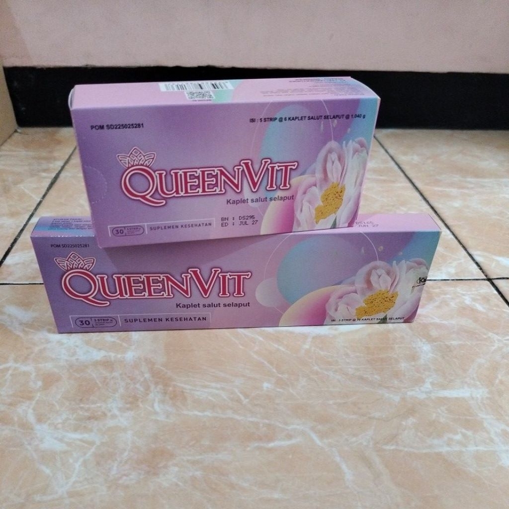 Jual QUEENVIT/box/isi 30 tablet | Shopee Indonesia