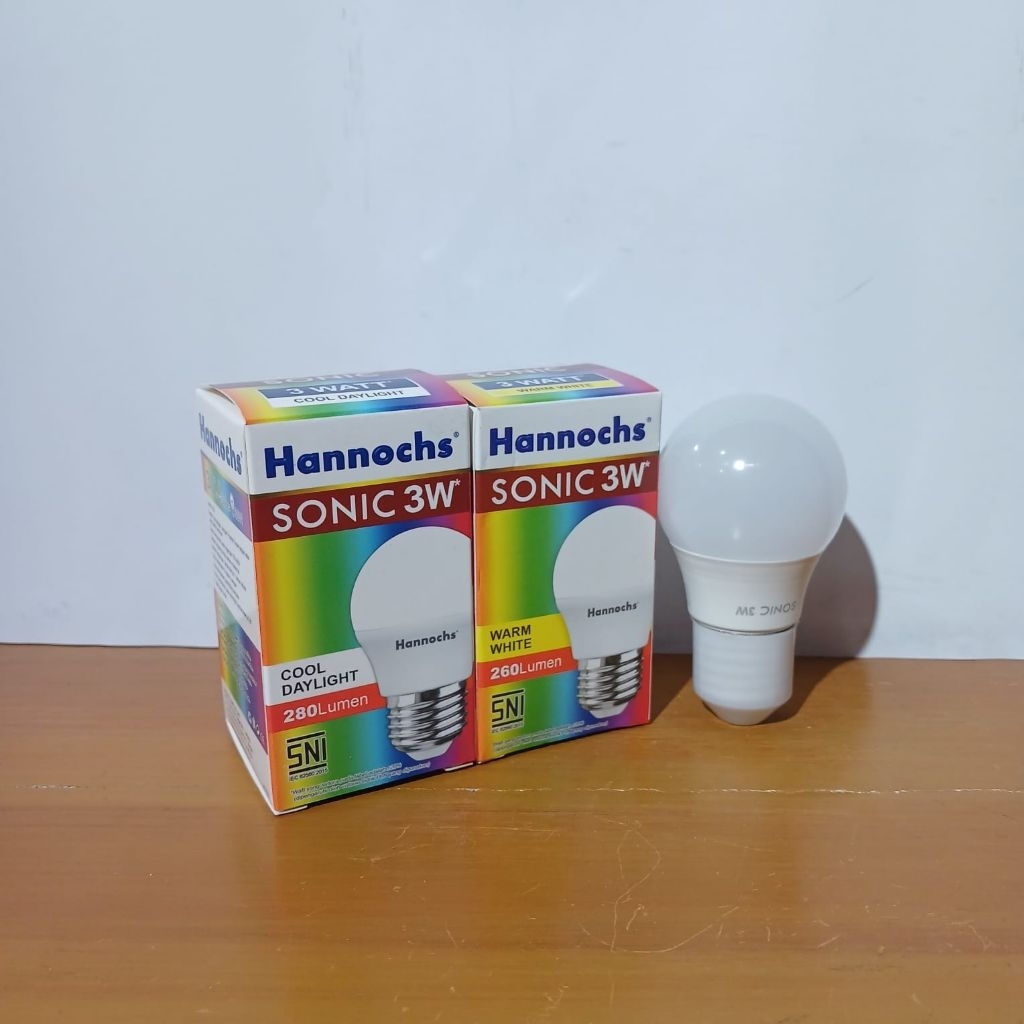 Jual LAMPU LED HANNOCHS SONIC 3W PUTIH / KUNING | Shopee Indonesia