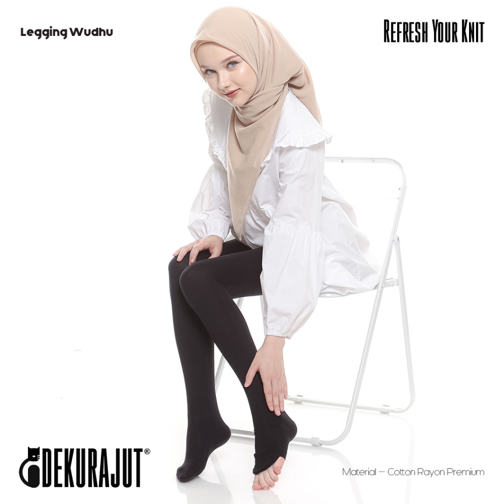 Jual Idekurajut - Legging Wudhu Wanita Muslimah (Celana Legging Bahan ...