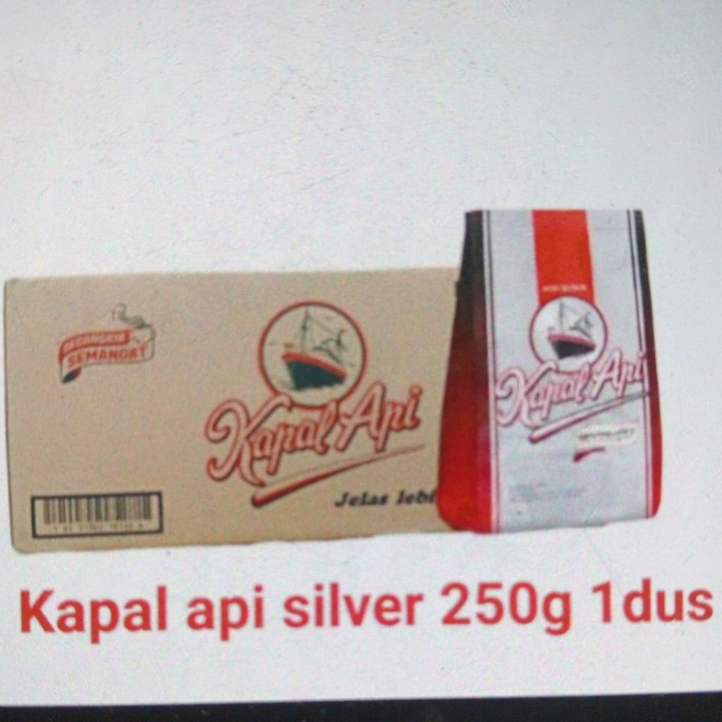 Jual Kapal api silver (1karton/9pcs/250g) | Shopee Indonesia