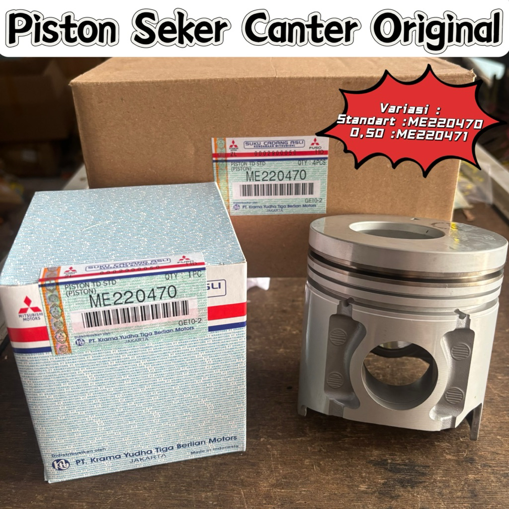 Jual Piston SEKER Mitsubishi Canter PS125 PS110 1set 4pc ME220471 ...